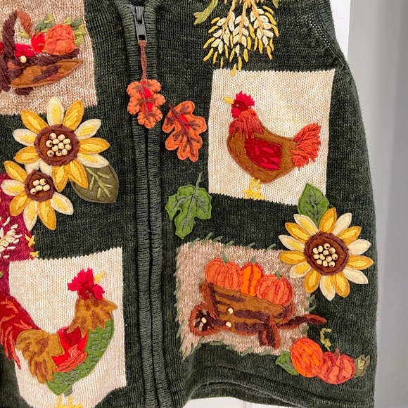 Tiara International | Sweaters | Vintage Tiara Autumn Fall Harvest ...